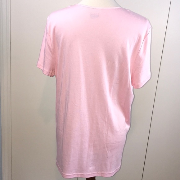 Basic Editions | Tops | Basic Editions Xxl Pink Tshirt | Poshmark